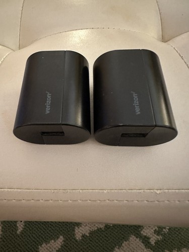 Two Original Verizon USB Charger Adapter for iPhone 14/13/12/11/Pro/XS ...