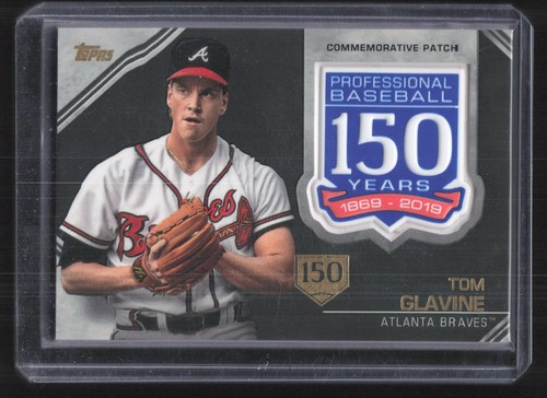 2019 Topps #AMP-TGL Tom Glavine 150th Patch /150 | eBay