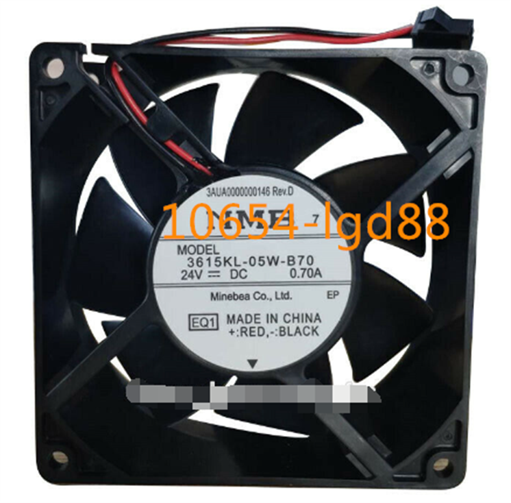 3615KL-05W-B70 Axial fan 24V 0.7A 90*90*38mm For inverter fan ACS510 ...