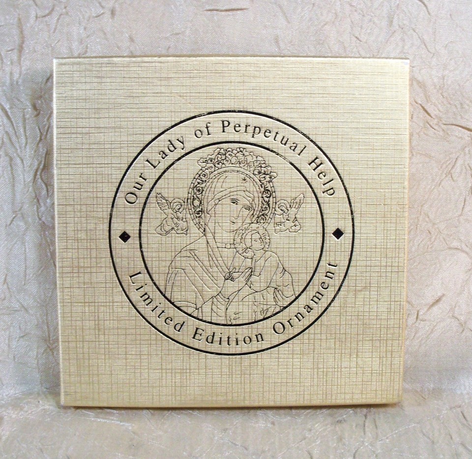 Our Lady Of Perpetual Help Christmas Ornament Religious Holiday In Box ...
