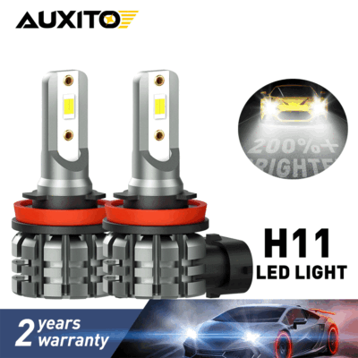 H11 LED Fog light H8 H9 Fog light Kit 4000LM Driving Bulb High Power ...