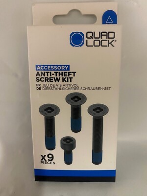 QUAD LOCK ANTI-THEFT SCREW KIT 9pcs Accessory iPhone Samsung Pixel | eBay