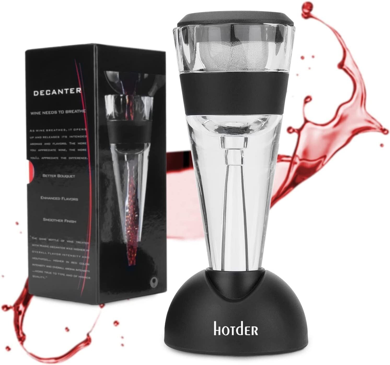 Wine Aerator Purifier Professional Decanter Pourer Home Wine Dispenser ...
