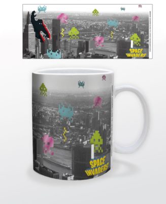 SPACE INVADERS 11 OZ COFFEE MUG TEA CUP GAMER GAMING CONSOLE VIDEO GAME ...
