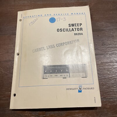 Manuals & Books - Sweep Oscillator