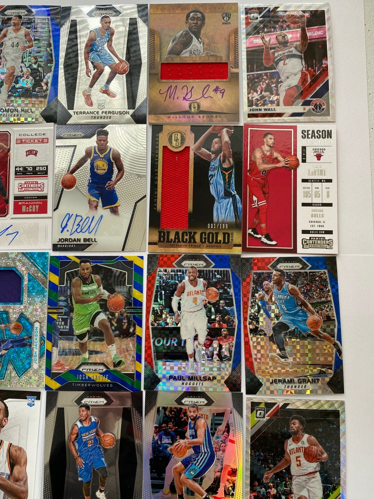 NBA Panini Prizm Rookies Patches Autos Stars Inserts 30 Card Basketball ...
