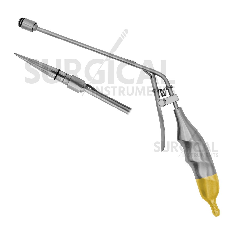 Hemorrhoid Suction Ligator Straight Angle & 100 Latex Bands Surgical ...