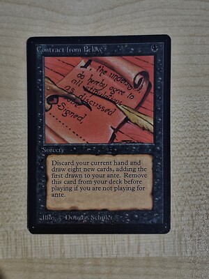 MTG Contract from Below Beta LP+ Magic the Gathering | eBay