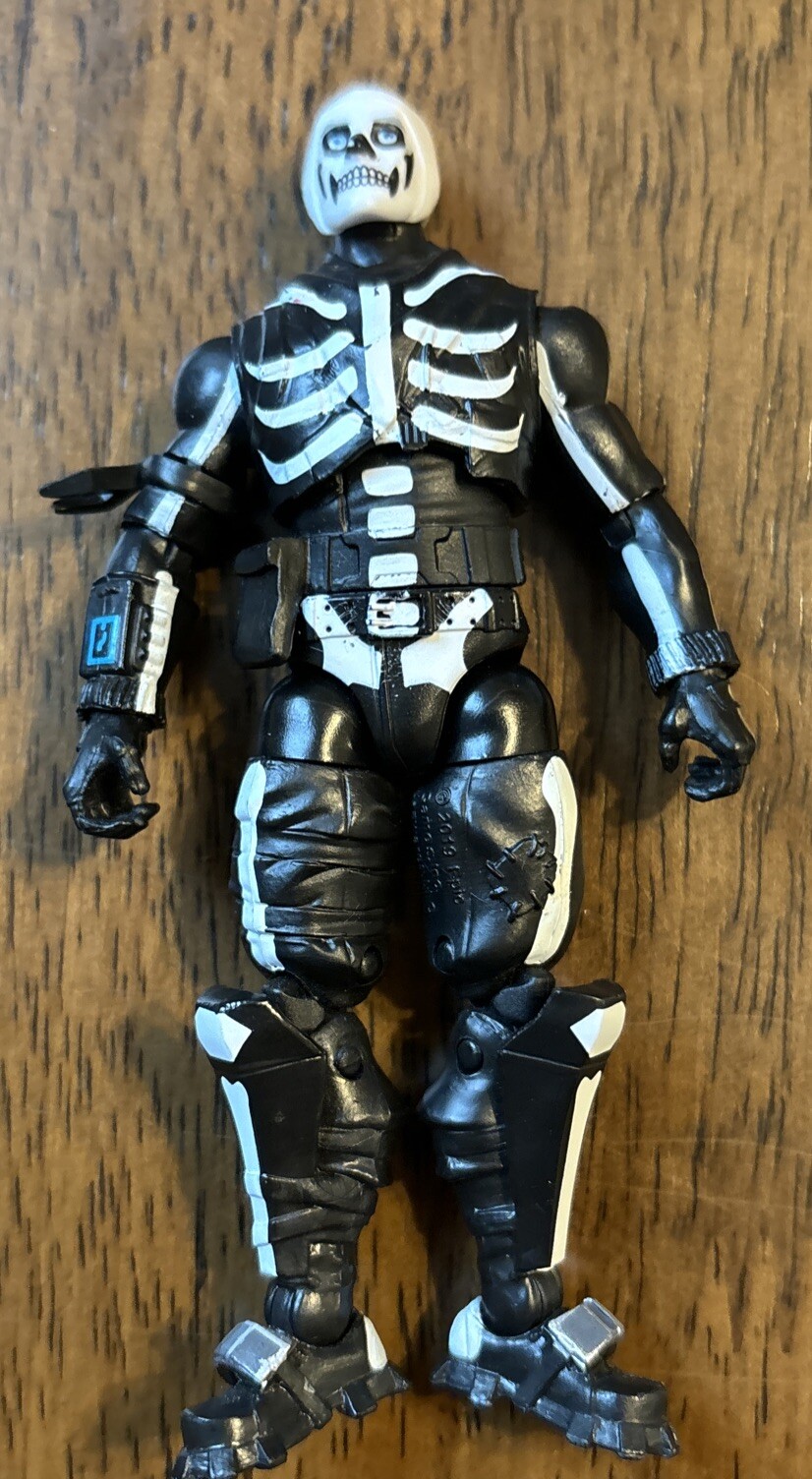 Skull Trooper Fortnite Jazwares 4 inch Toy Loose G.I. Joe Style Action ...