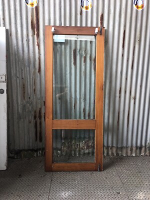 Solid Timber Glass Panel Door - 820w x 2020h x 30d | eBay Australia