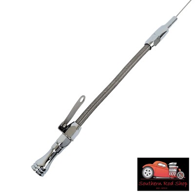 Ford FE Big Block Flexible Stainless Engine Oil Dipstick BBF 352 360 ...