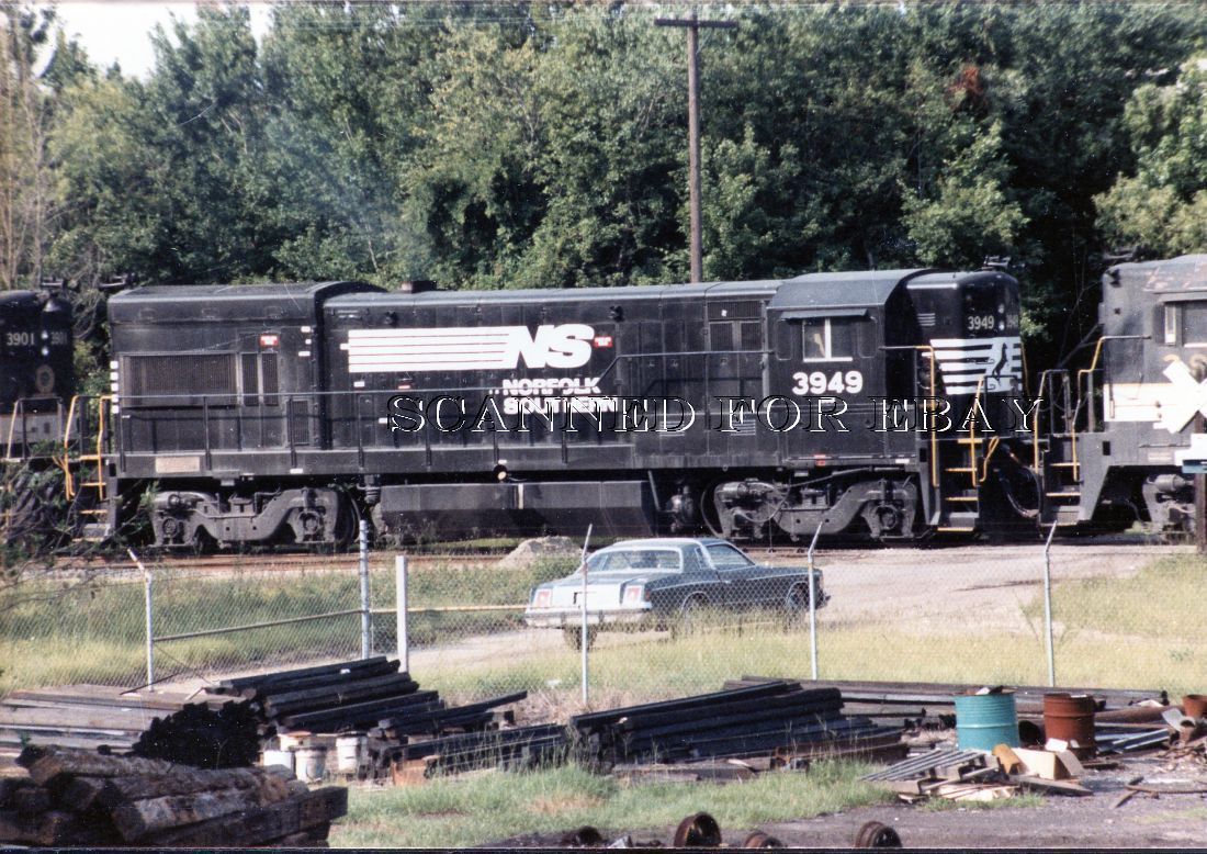 Norfolk Southern #3949 U23b Charleston SC June 86 ORIGINAL PHOTO ...