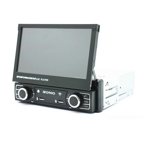 Multimedia Player GPS Navi Android 7In Car Radio Retractable Touch ...