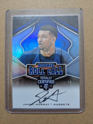 Jamal Murray 2016-17 Totally Certified Rookie Roll Call Auto On Card RC ...