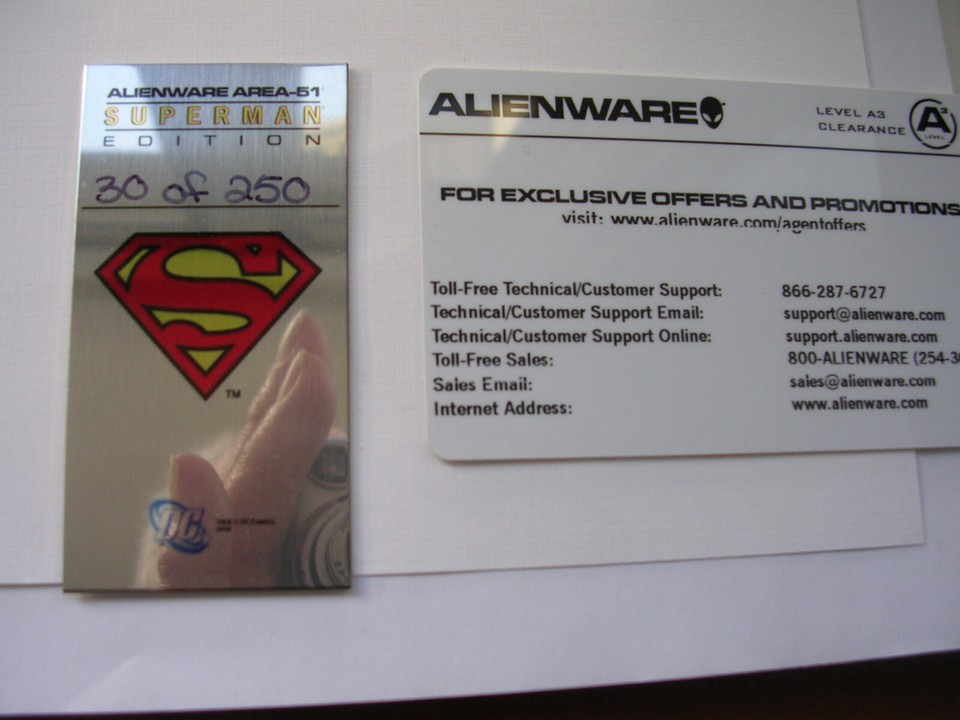 Alienware Area-51 Superman edition 30/250 Original owner, Windows 7 | eBay