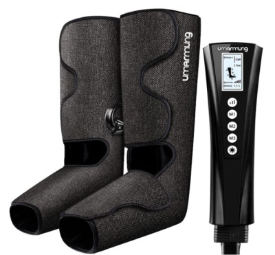 UMARMUNG Leg Massager with Heat Air Compression Leg and Foot Massager ...