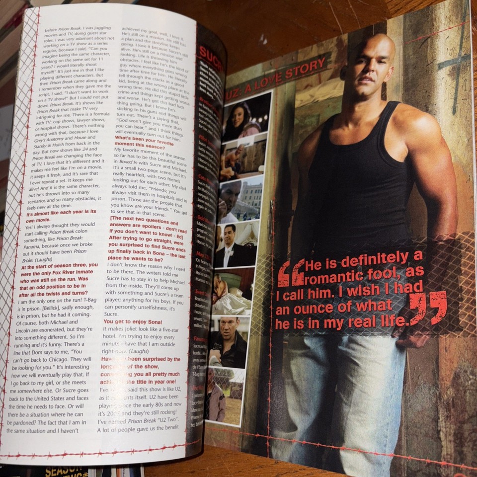 VTG Official 2008 Prison Break Magazine: Top Deaths / Amaury Nolasco ...