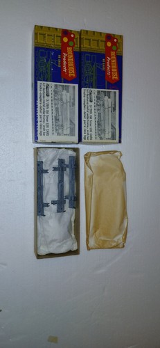 ROUNDHOUSE # 1500 VINTAGE HO TRAIN SKELETON LOG 2 KITS 6 CARS TOTAL ...