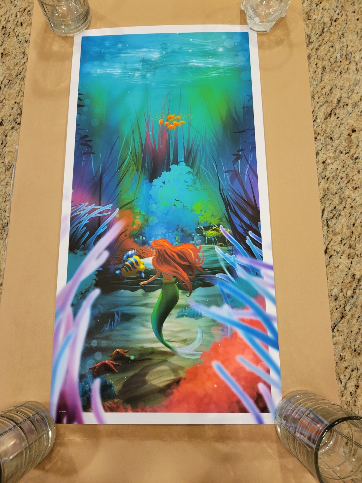 BNG The Little Mermaid Andy Fairhurst 12x24 Limited Edition Poster XX ...