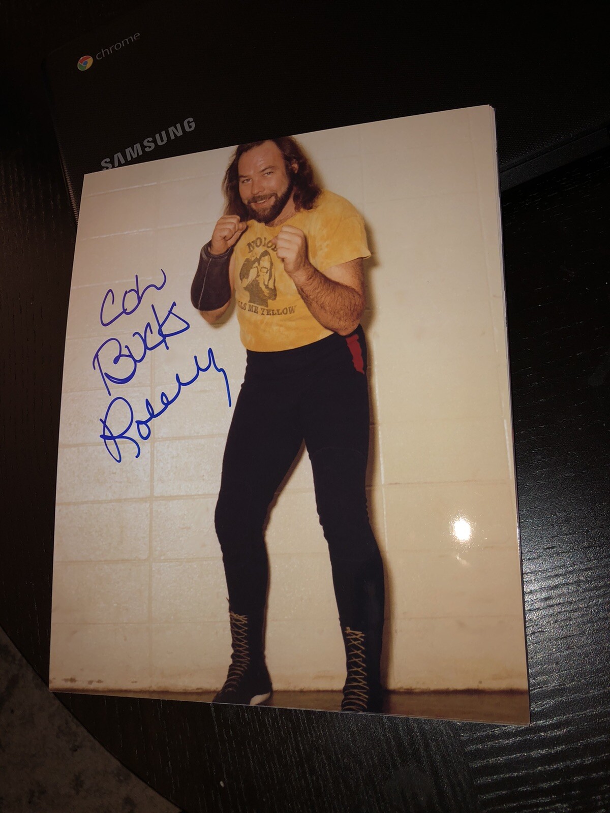 Col Buck Robley RARE signed 8x10 wrestling photo Mid South Autographed ...