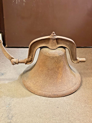 Vintage Large Cast Iron Dinner Bell | eBay