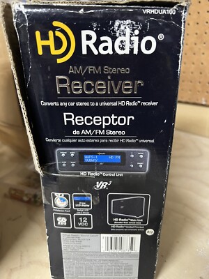 New VR3 Universal HD Radio AM/FM Stereo Receiver VRHDUA100 Open Box ...