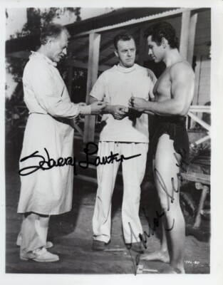 S-GORDON SCOTT/HARRY LAUTER Autographed Photo TARZAN W/COA | eBay