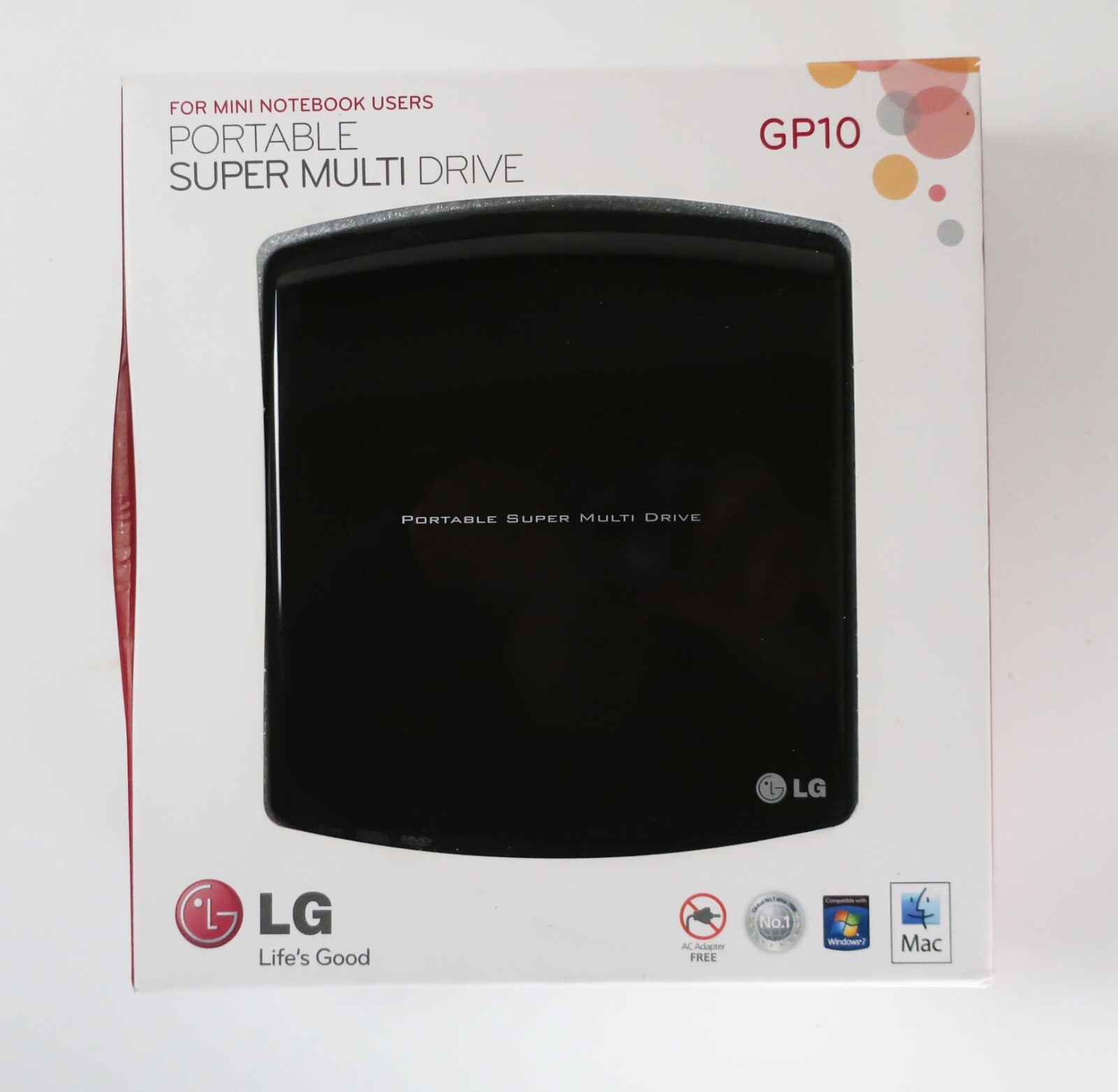 LG GP10NB20 Portable 8x Slim DVD RW USB External Drive for sale online ...