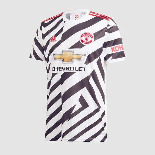 BNWT Manchester United Official 2020 2021 3rd Jersey FM4263 Zebra Shirt ...