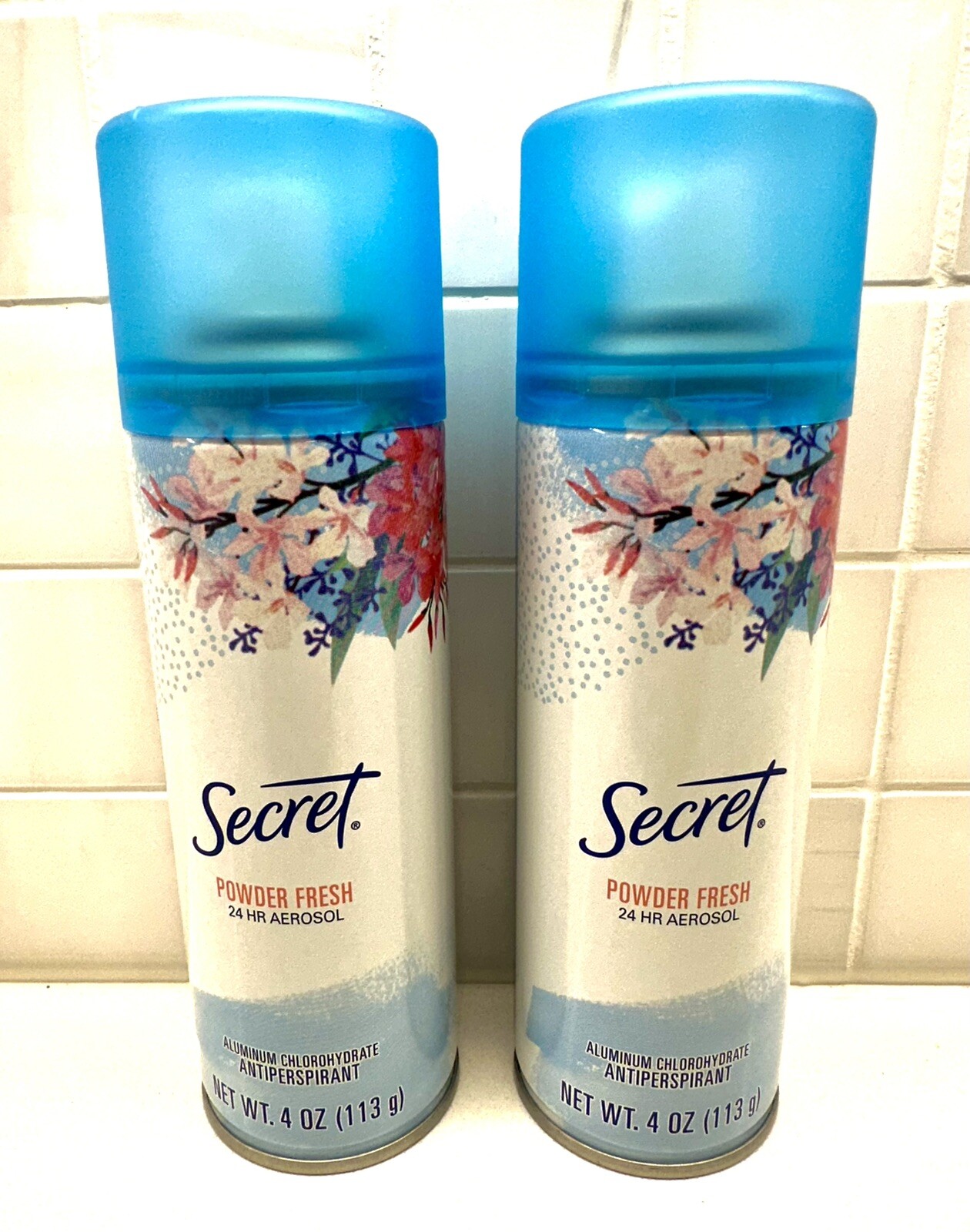 Secret Powder Fresh 24Hr Aerosol Antiperspirant Deodorant 4 oz exp 11/ ...