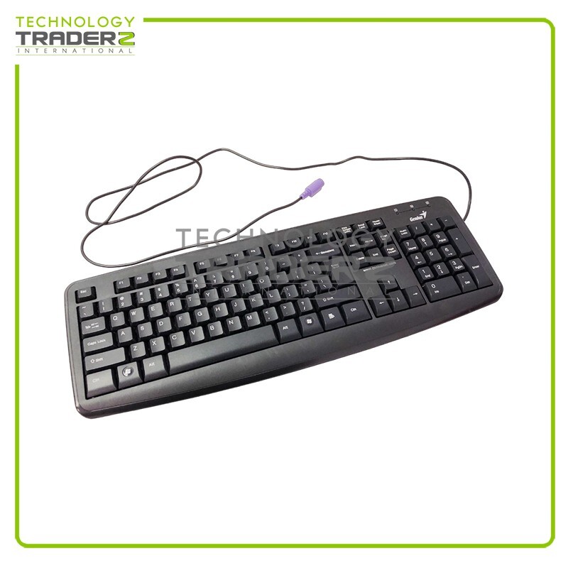 Genius Kb-110x USB Wired Black English Desktop Keyboard for sale online ...