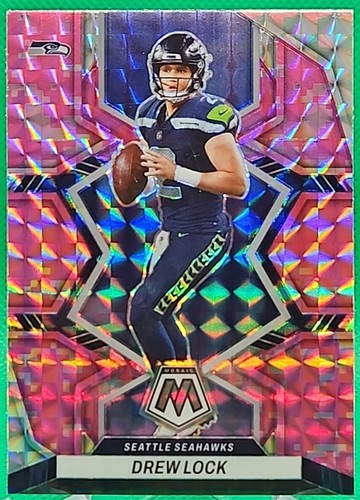 2022 Panini Mosaic Drew Lock #169 Pink Camo Seattle Seahawks *Buy 2 Get ...