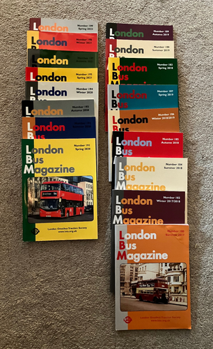 London Bus Magazines Bundle (17 issues) Between Nos 180-199 (2017-22 ...