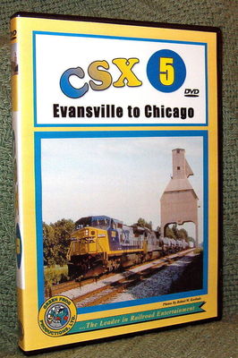 20044 TRAIN VIDEO DVD "CSX VOL. 5 EVANSVILLE TO CHIGAGO" | eBay