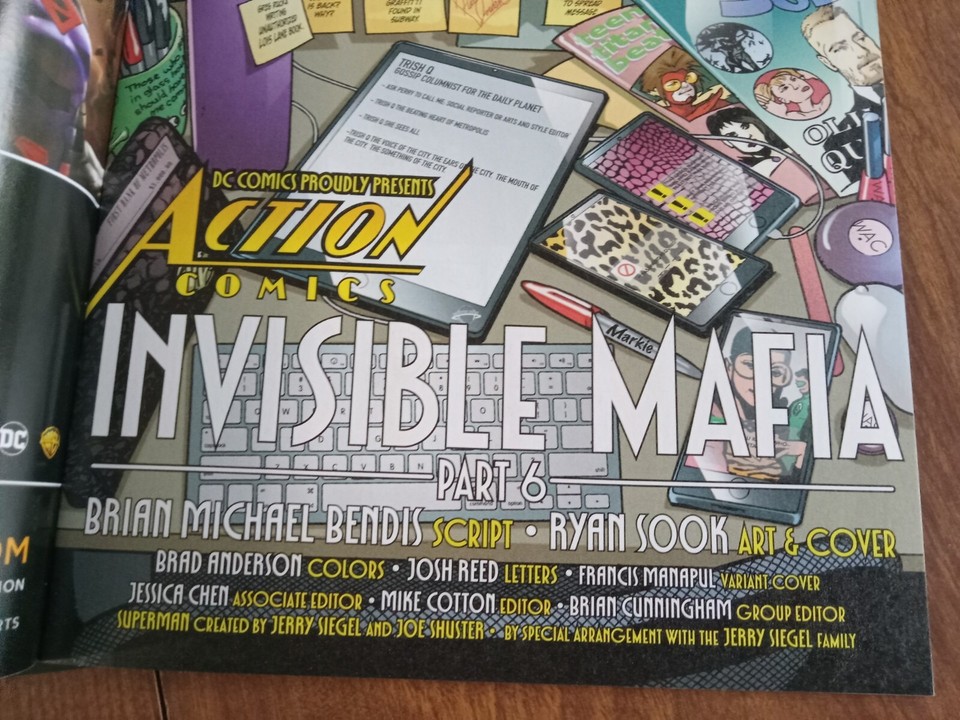 Superman Action Comics 1000-1006 Complete Set: Invisible Mafia 1-6 (1 2 ...