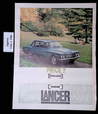 1960 DODGE LANCER 4-Door Sedans & Wagons, 2-Door Hardtop & Sedan Print ...