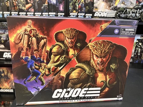 NEW GI Joe Classified Serpentor & Air Chariot 57 Hasbro Pulse Exclusive ...