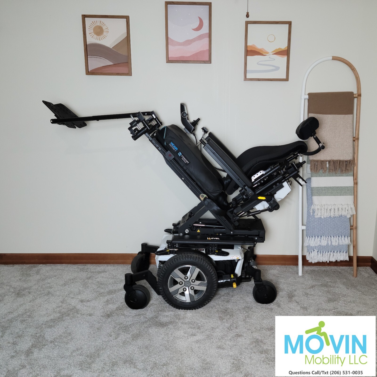 iLevel Quantum Q6 Edge 2.0 Power Wheelchair Electric Tilt Recline Seat ...