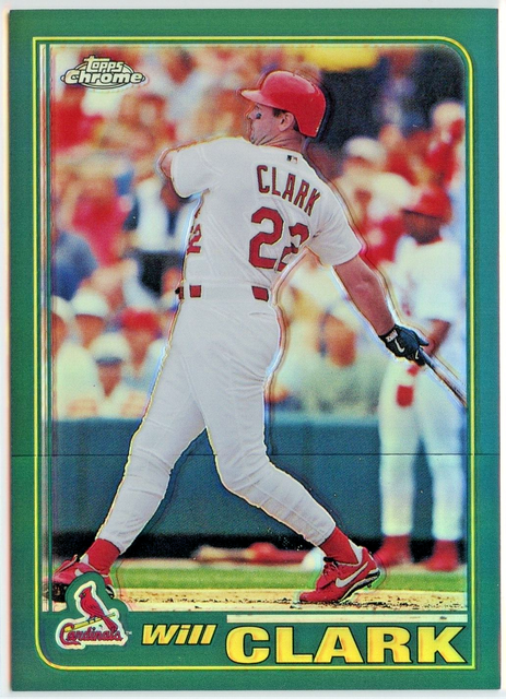 2001 Topps Chrome - Retrofractor #81 Will Clark for sale online | eBay