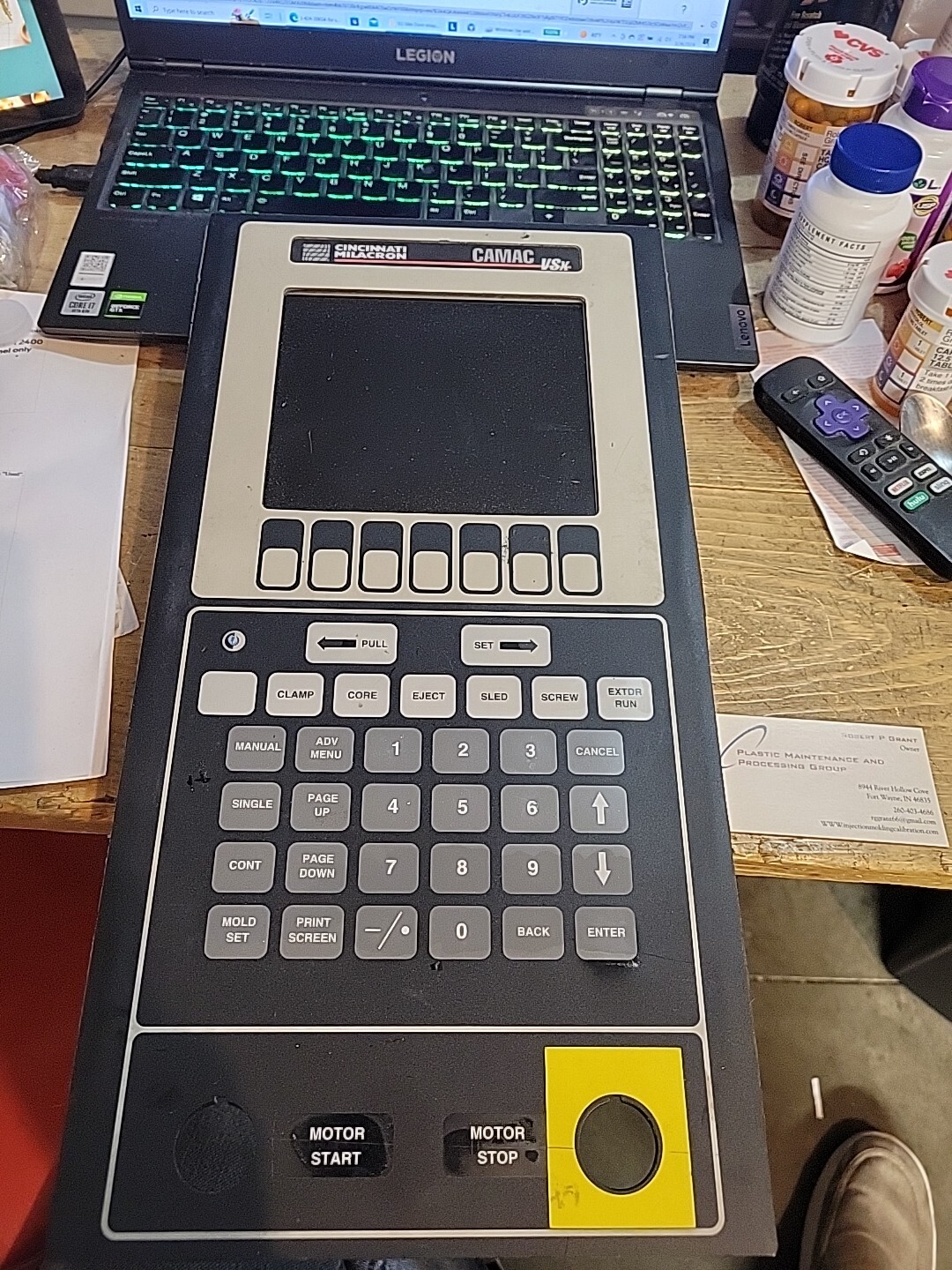 Cincinnati Milacron 3-424-2065A Camac VST Controller Control Panel | eBay