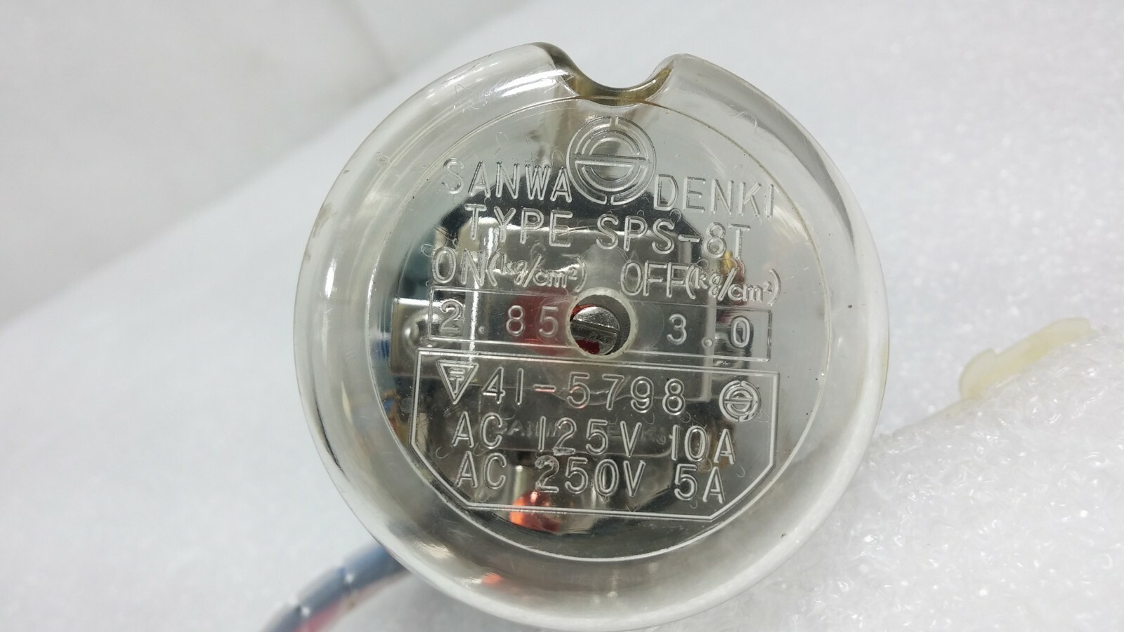 Sanwa Denki Type SPS-8T Auto Pressure Control Switch | eBay