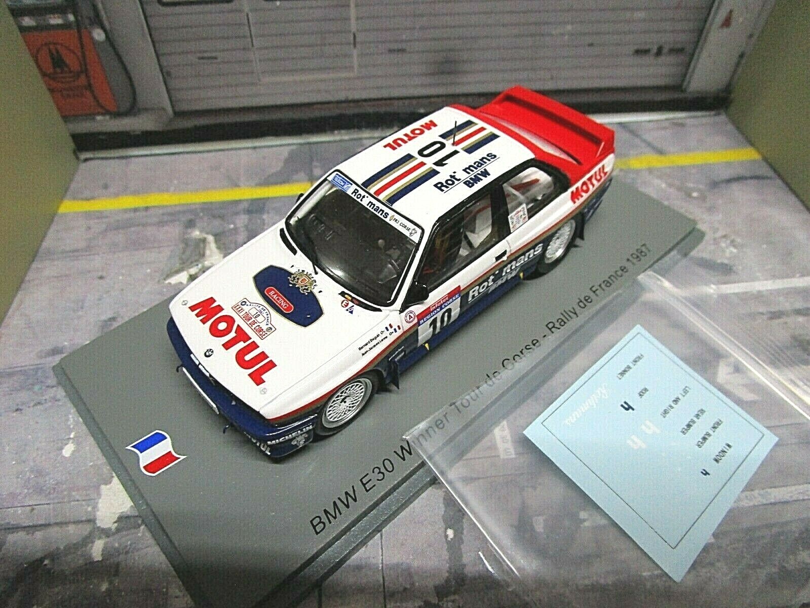 BMW M3 E30 Rallye 1987 Rallye Tour de Corse #10 Beguin Motul SF148 ...