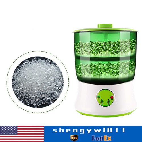 20W 2-Layer Bean Seed Sprouter Machine Household Automatic Bean Sprouts ...