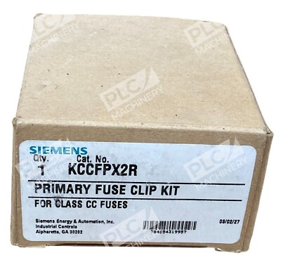 Siemens Class CC Fuses Primary Fuse Clip Kit KCCFPX2R | eBay