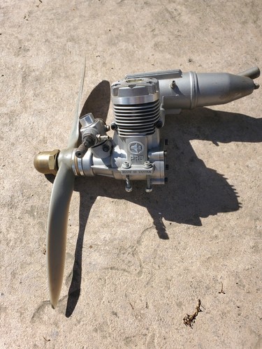 THUNDER TIGER PRO 46 Nitro RC 2-Stroke Model Plane Engine w Muffler ...