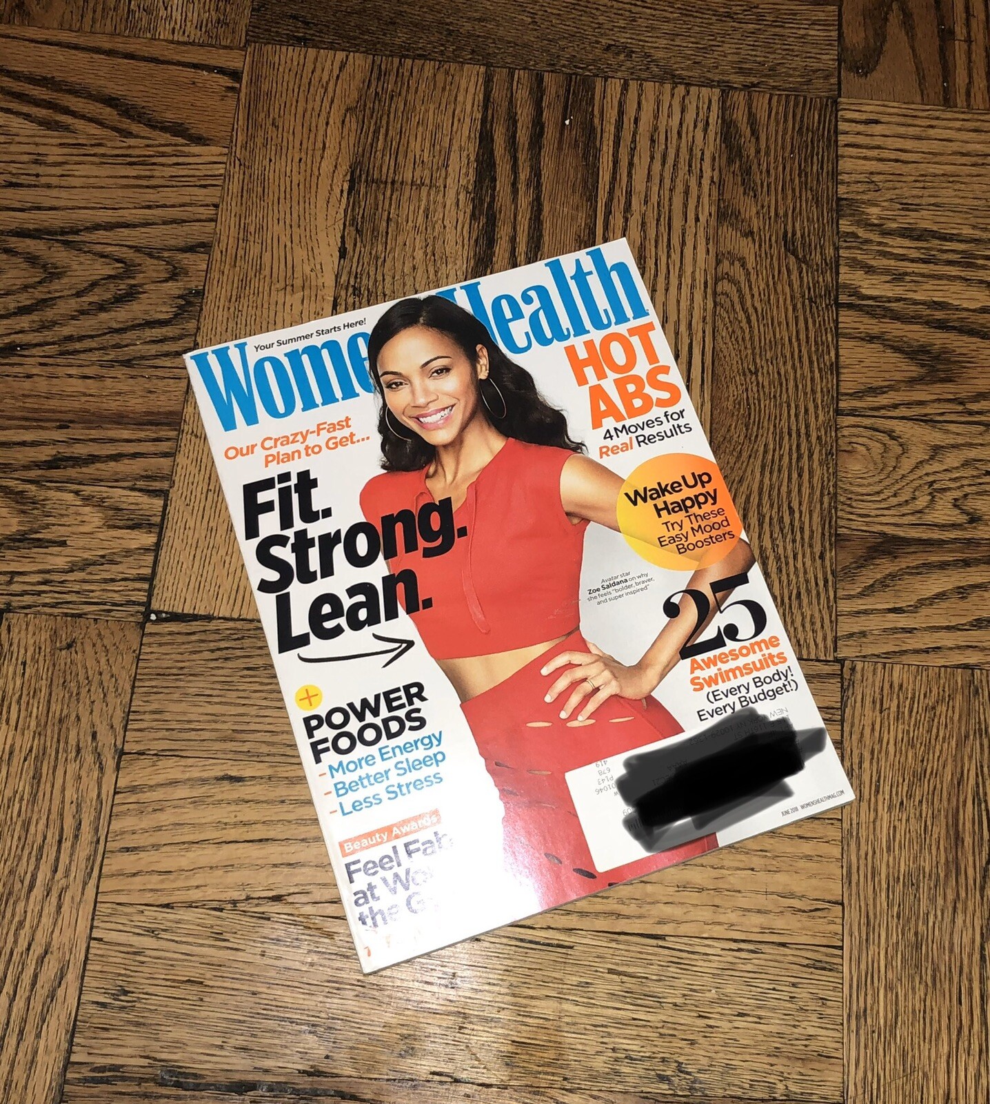 Women's Health Magazine June 2018 Zoe Saldana Cover | eBay
