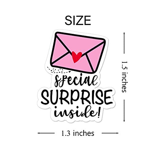 1.5'' Special Surprise Inside Stickers,Thank You Stickers,Handmade ...