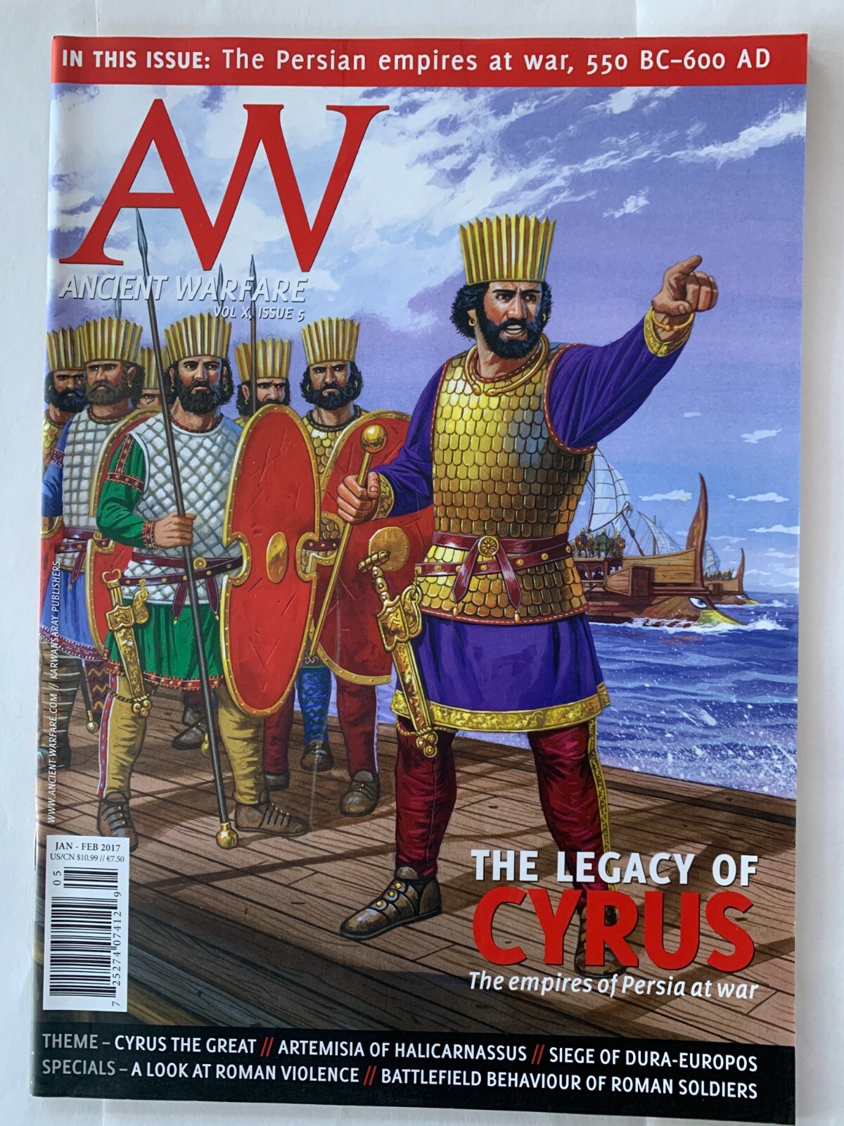 Ancent Warefare Vol X Issue5 The Legacy of Cyrus The Empires of Persia ...