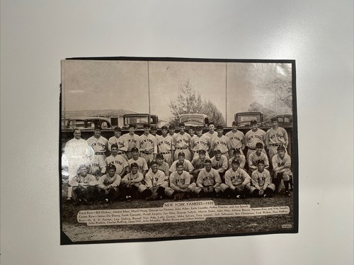 1935 New York Yankees Team Photo Lou Gehrig, Gomez | eBay