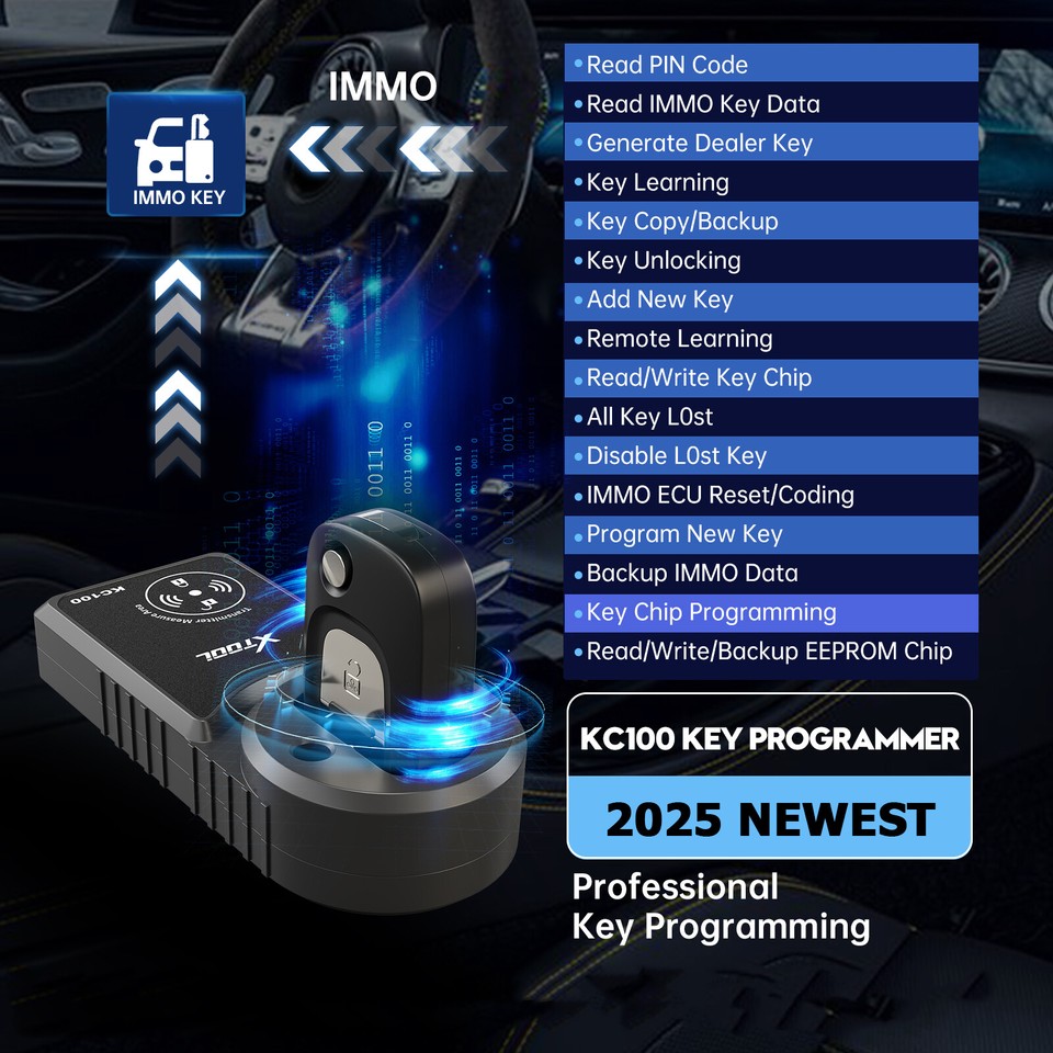XTOOL KC100 KC501 SK1 KS-1 M822 for Benz for Toyota Car Key Fob ...